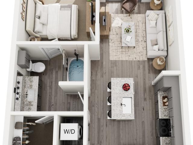 Territory at Anserra 2 Bedroom Apartment for Rent at 4000 Anserra Trl, Katy, TX 77494