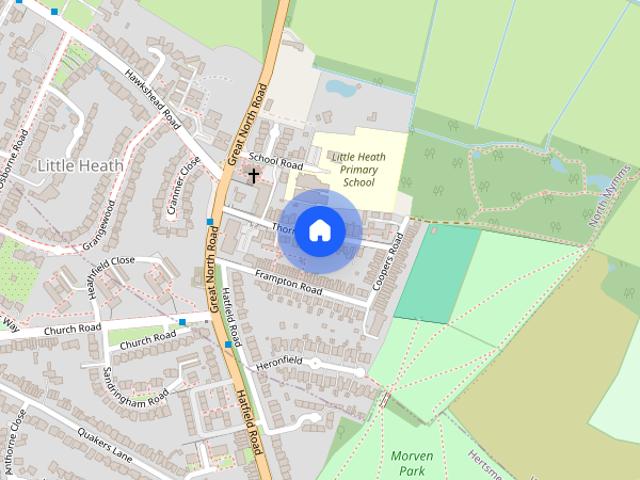Thornton Road, Little Heath, Potters Bar, Hertfordshire