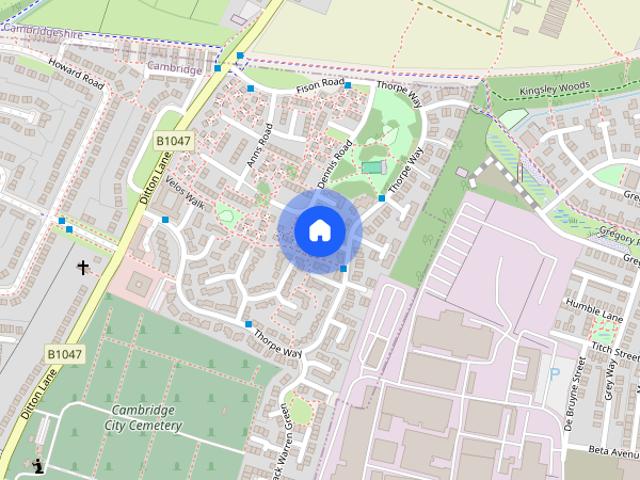 Thorpe Way, Cambridge, Cambridgeshire, CB5