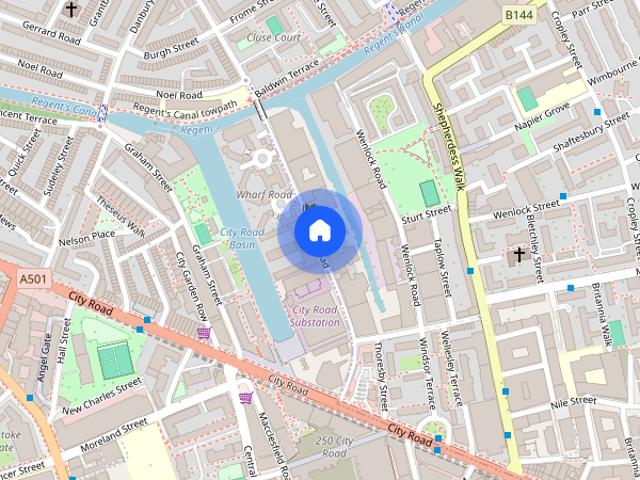 The Cooper Building, Wharf Road, London, N1, Islington, London, N1