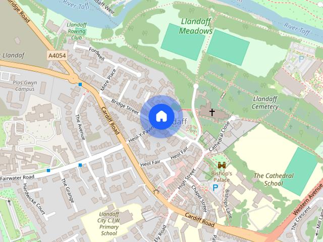 The Cathedral Green, Llandaff, Cardiff
