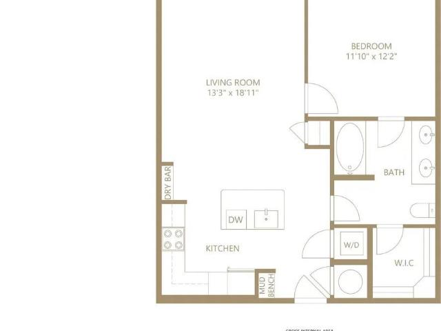The Cambridge 1 Bedroom Apartment for Rent at 627 N Lancaster Ave, Dallas, TX 75203 Lake Cliff