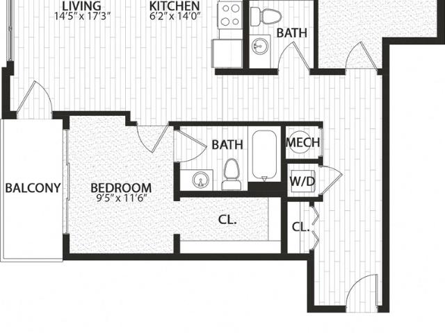 The Annex of Bloomington 2 Bedroom 1A