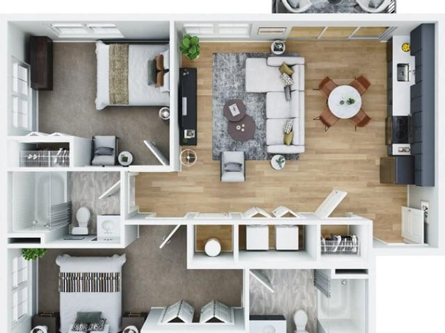 The Annex of Bloomington 2 Bedroom 2A