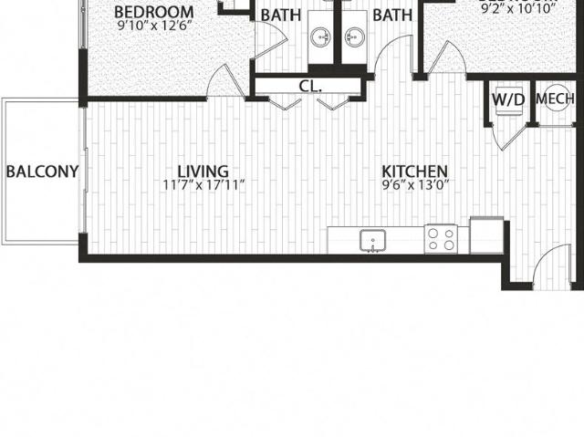 The Annex of Bloomington 2 Bedroom 2B