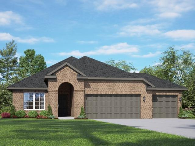 The Acadia A with 3 Car Garage Plan Lago Mar Community