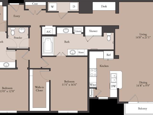 The Belle Meade at River Oaks 1 Bedroom Apartment for Rent at 2929 Westheimer Rd, Houston, TX 77098 Greenway Upper Kirby