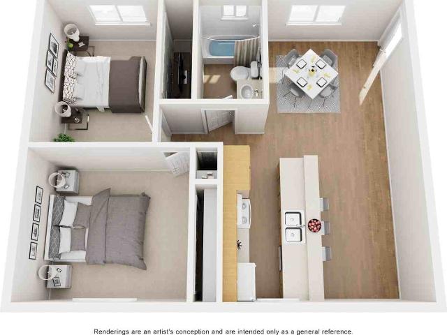 The Bianca Apartments 2 Bedroom Apartment for Rent at 7615 Grahamcrest Dr, Houston, TX 77061 Greater Hobby Area