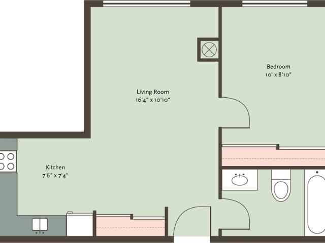 The Blackwood 2 Bedroom Apartment for Rent at 5200 S Blackstone Ave, Chicago, IL 60615 Hyde Park