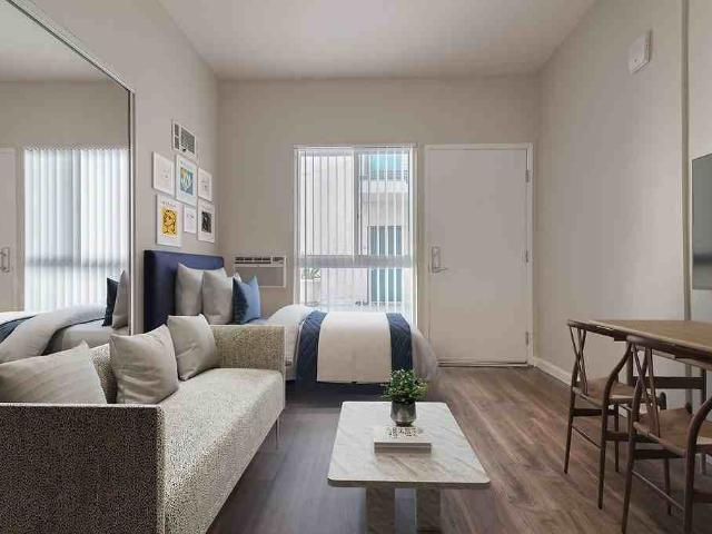 The Blake LA Studio Apartment for Rent at 733 N Kings Rd, Los Angeles, CA 90069 Mid City West