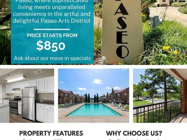 The Breighton at Paseo 1 Bedroom Apartment for Rent at 2930 N Shartel Ave, Oklahoma City, OK 73103 Paseo