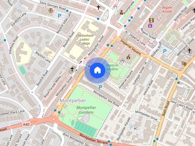 The Broad Walk, Imperial Square, Cheltenham, Gloucestershire, GL50