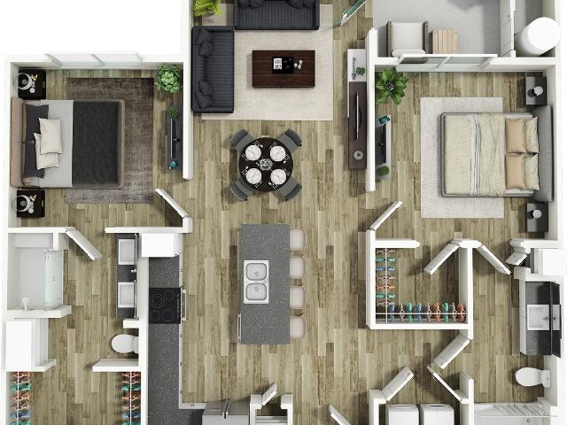 The Governor 2 Bedroom Apartment for Rent at 1717 E Mcdowell Rd, Phoenix, AZ 85006