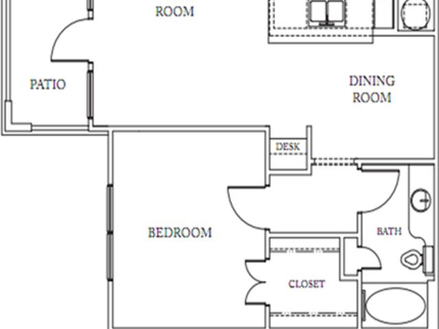 The Gates of Allen Station 1 Bedroom Apartment for Rent at 505 E Exchange Pkwy, Allen, TX 75002