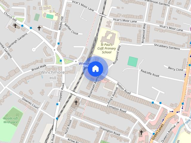 The Green, Station Road, Winchmore Hill, Station Road, N21