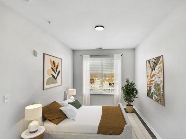 The Domino 2 Bedroom Apartment for Rent at 3200 Dr Andrew J Brown Ave, Indianapolis, IN 46205 Martindale Brightwood