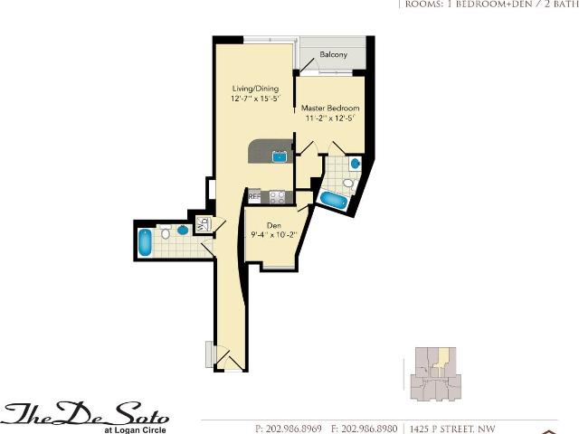 The DeSoto Apartments 2 Bedroom Apartment for Rent at 1445 P St Nw, Washington, DC 20005 Logan Circle Shaw