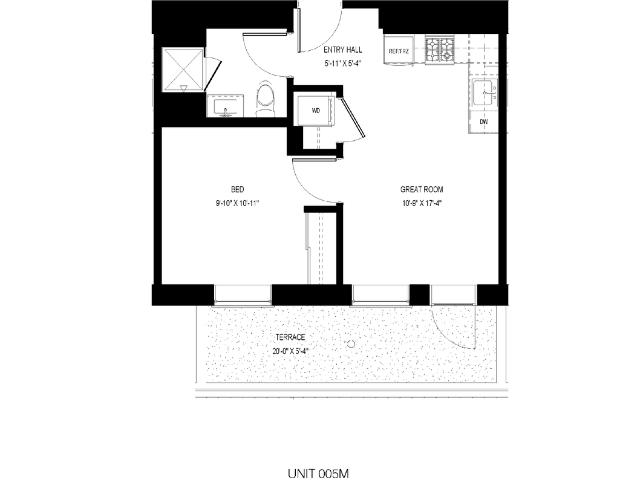 The Duncan Studio Apartment for Rent at 1515 W Monroe St, Chicago, IL 60607 Near West Side