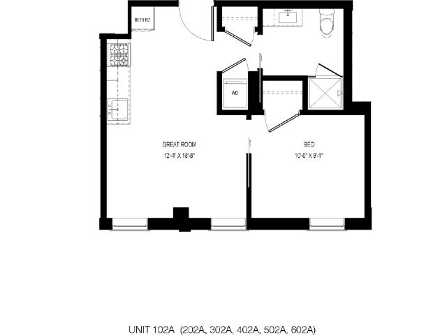 The Duncan 1 Bedroom Apartment for Rent at 1515 W Monroe St, Chicago, IL 60607 Near West Side
