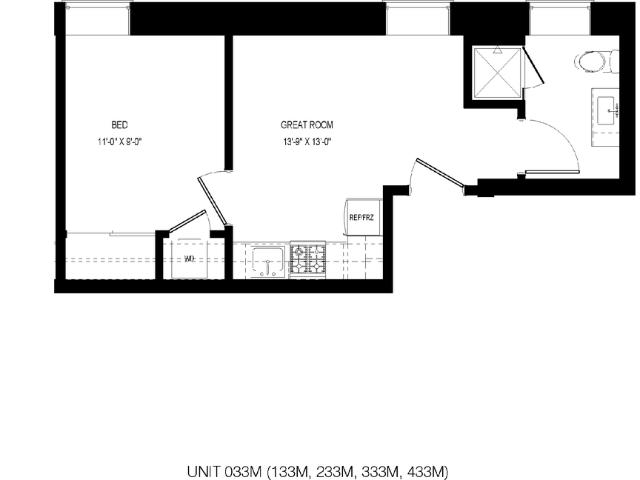 The Duncan 1 Bedroom Apartment for Rent at 1515 W Monroe St, Chicago, IL 60607 Near West Side