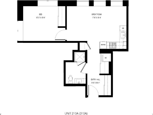 The Duncan 1 Bedroom Apartment for Rent at 1515 W Monroe St, Chicago, IL 60607 Near West Side