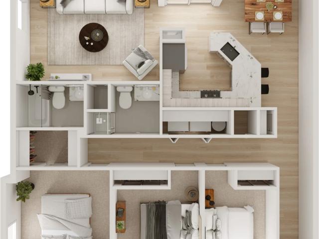 The Encore 3 Bedroom Apartment for Rent at 5821 200th St Sw, Lynnwood, WA 98036