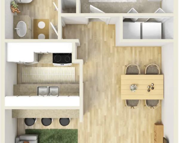 The Edge Apartments 1 Bedroom Apartment for Rent at 3939 Rosemeade Pkwy, Dallas, TX 75287