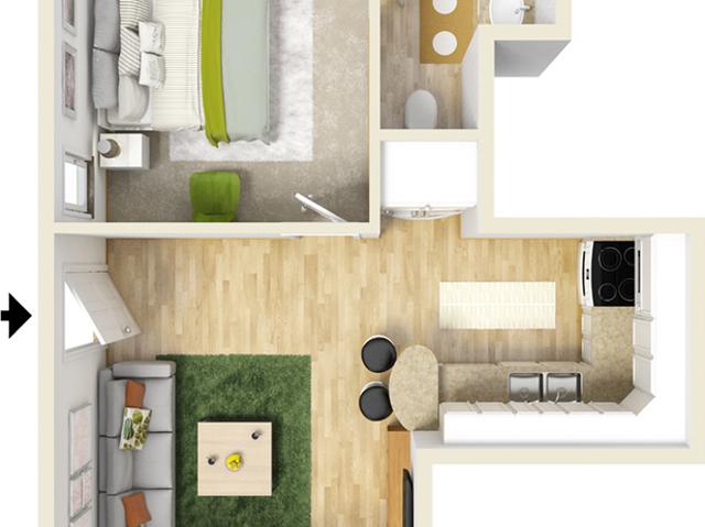 The Edge Apartments 1 Bedroom Apartment for Rent at 3939 Rosemeade Pkwy, Dallas, TX 75287
