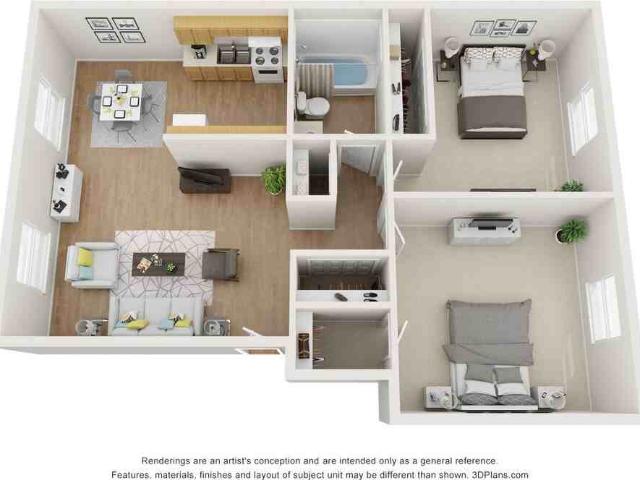 The Edison 2 Bedroom Apartment for Rent at 1512 E 10th St, Jeffersonville, IN 47130