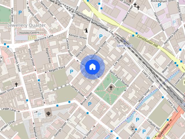 The Folium, Caroline Street, off St Pauls Square, B3