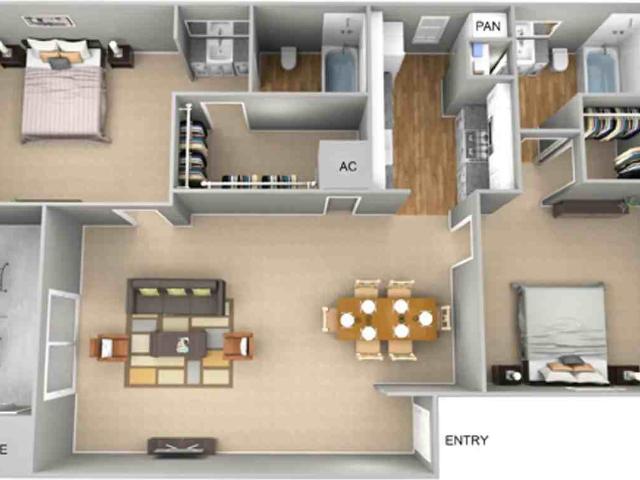 The Frederick Apartments 1 Bedroom Apartment for Rent at 4801 Gus Eckert Rd, San Antonio, TX 78240