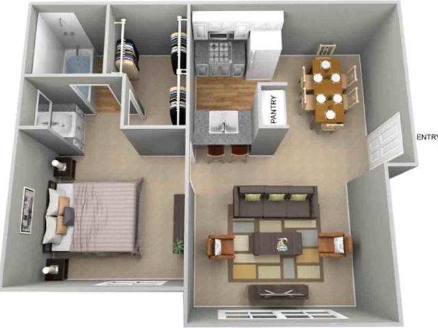 The Frederick Apartments 2 Bedroom Apartment for Rent at 4801 Gus Eckert Rd, San Antonio, TX 78240