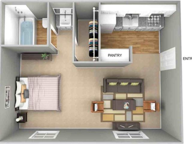 The Frederick Apartments 2 Bedroom Apartment for Rent at 4801 Gus Eckert Rd, San Antonio, TX 78240