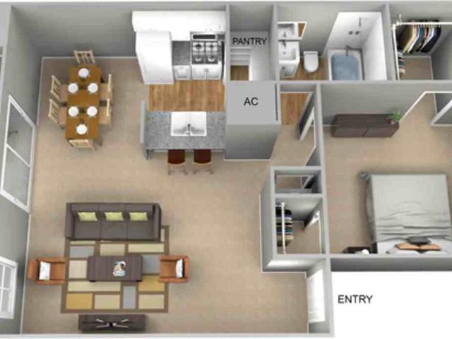 The Frederick Apartments 2 Bedroom Apartment for Rent at 4801 Gus Eckert Rd, San Antonio, TX 78240