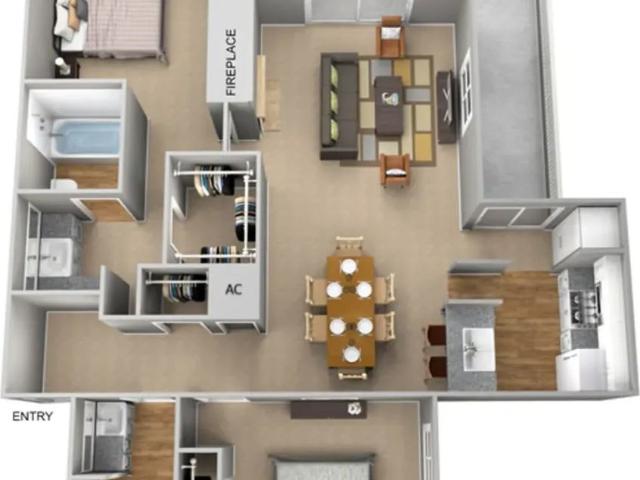 The Frederick Apartments Studio Apartment for Rent at 4801 Gus Eckert Rd, San Antonio, TX 78240