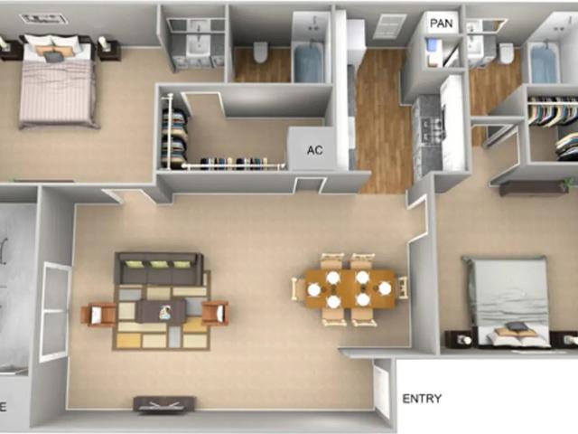 The Frederick Apartments Studio Apartment for Rent at 4801 Gus Eckert Rd, San Antonio, TX 78240