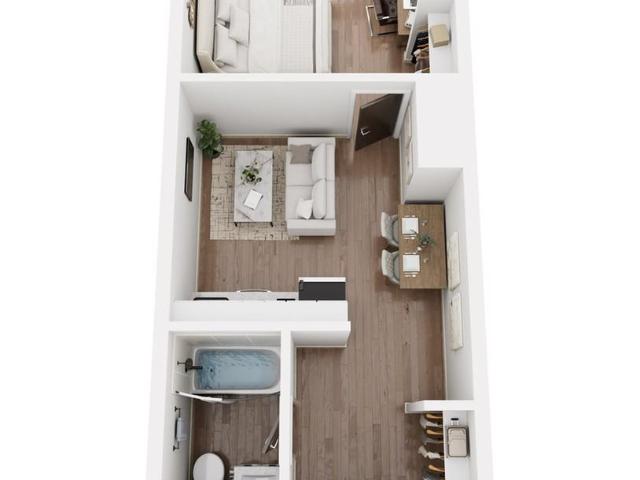 The Harrison Apartments Studio Apartment for Rent at 2717 Capital Blvd, Raleigh, NC 27604