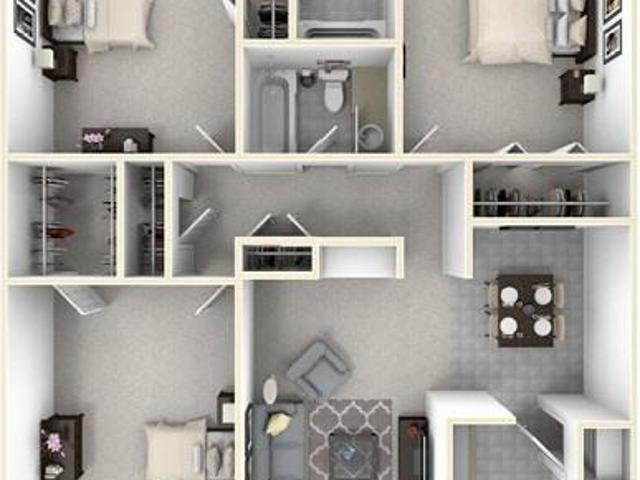 The Heights at Post Oak 2 Bedroom Apartment for Rent at 12500 Dunlap St, Houston, TX 77035 Westbury