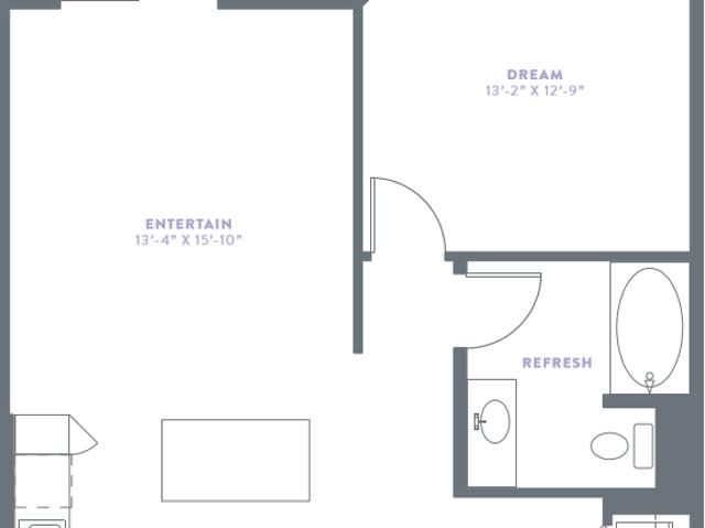 The Iris at Northpointe 1 Bedroom Apartment for Rent at 17000 Fountainside Loop, Lutz, FL 33558
