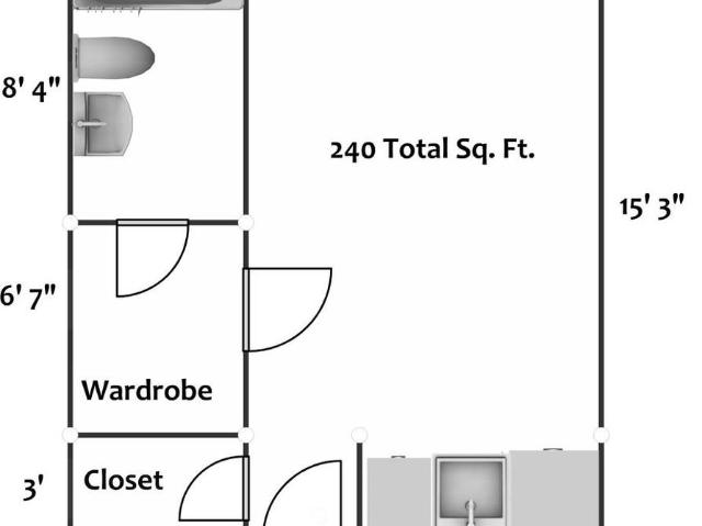 The Jonathan Studio Apartment for Rent at 451 Ludlow Ave, Cincinnati, OH 45220 Clifton