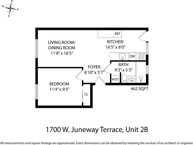 The Juneway Terrace 2 Bedroom Apartment for Rent at 1700 W Juneway Ter, Chicago, IL 60626 Rogers Park