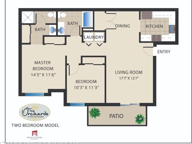 The Orchards 3 Bedroom Apartment for Rent at 5034 W Bullard Ave, Fresno, CA 93722 Fig Garden Loop