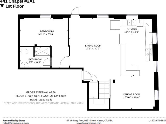 The Lofts at Wooster 4 Bedroom Apartment for Rent at 441 Chapel St, New Haven, CT 06511 Wooster Square Mill River