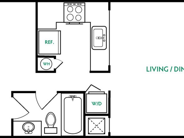 The Landing at East Mil Apartments 1 Bedroom Apartment for Rent at 4937 Waterway Ct, Orlando, FL 32839