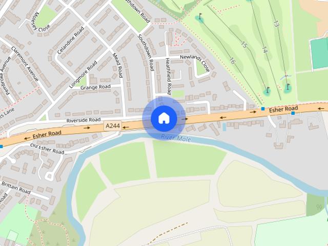 The Leys, Esher Road, Hersham, Walton on thames, Surrey