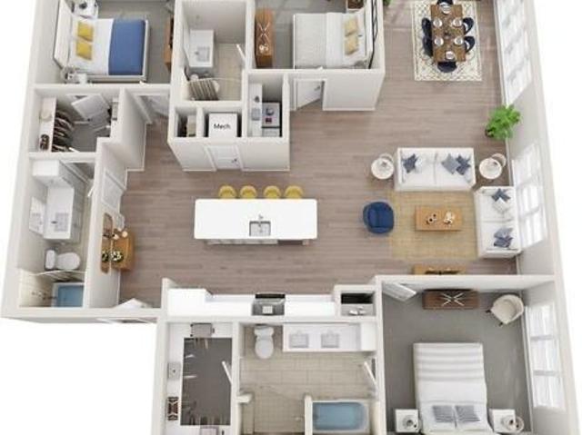 The Lucent at Sunrise 3 Bedroom Apartment for Rent at 4950 Lunar Ln, Kissimmee, FL 34746