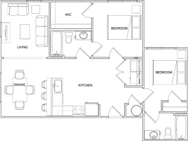 The Mallard on Milgen 2 Bedroom Apartment for Rent at 4712 Milgen Rd, Columbus, GA 31907