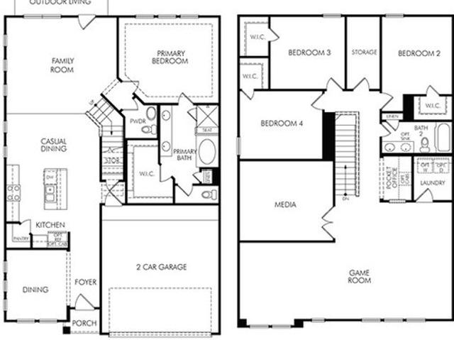 The Manor 2870 Plan Kemah Crossing Luxe Series Community