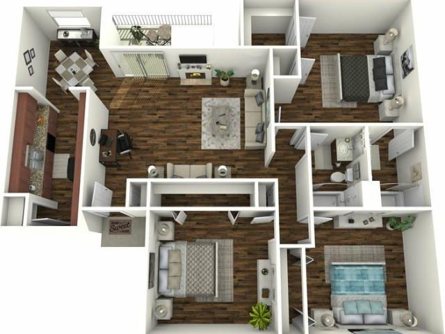 The Mason New 3 Bedroom Apartment for Rent at 6000 Boca Raton Blvd, Fort Worth, TX 76112 Woodhaven