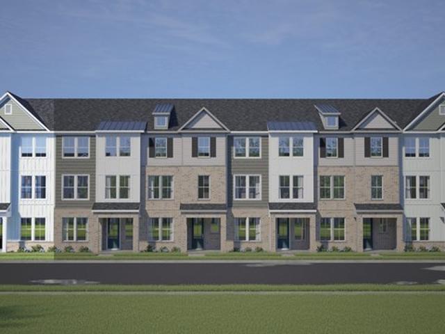 The Mitchell Exterior Plan Forestville Yard Townhomes Community